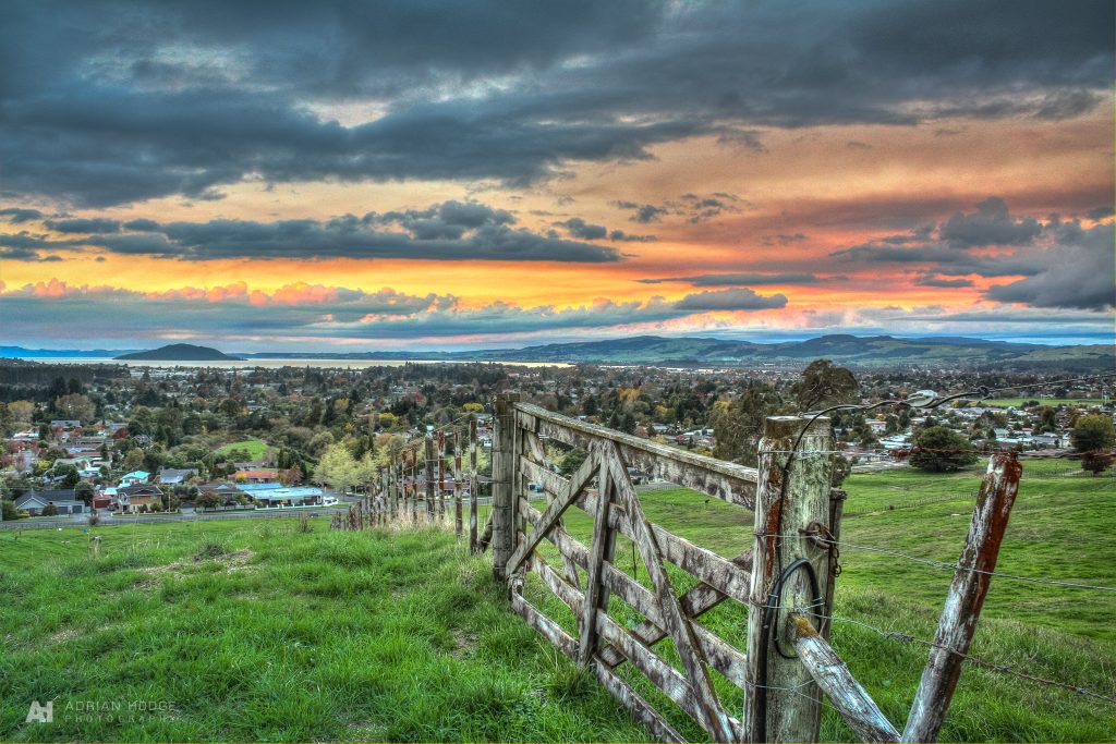 Sunset over Hunts Farm - Adrian Hodge Photography