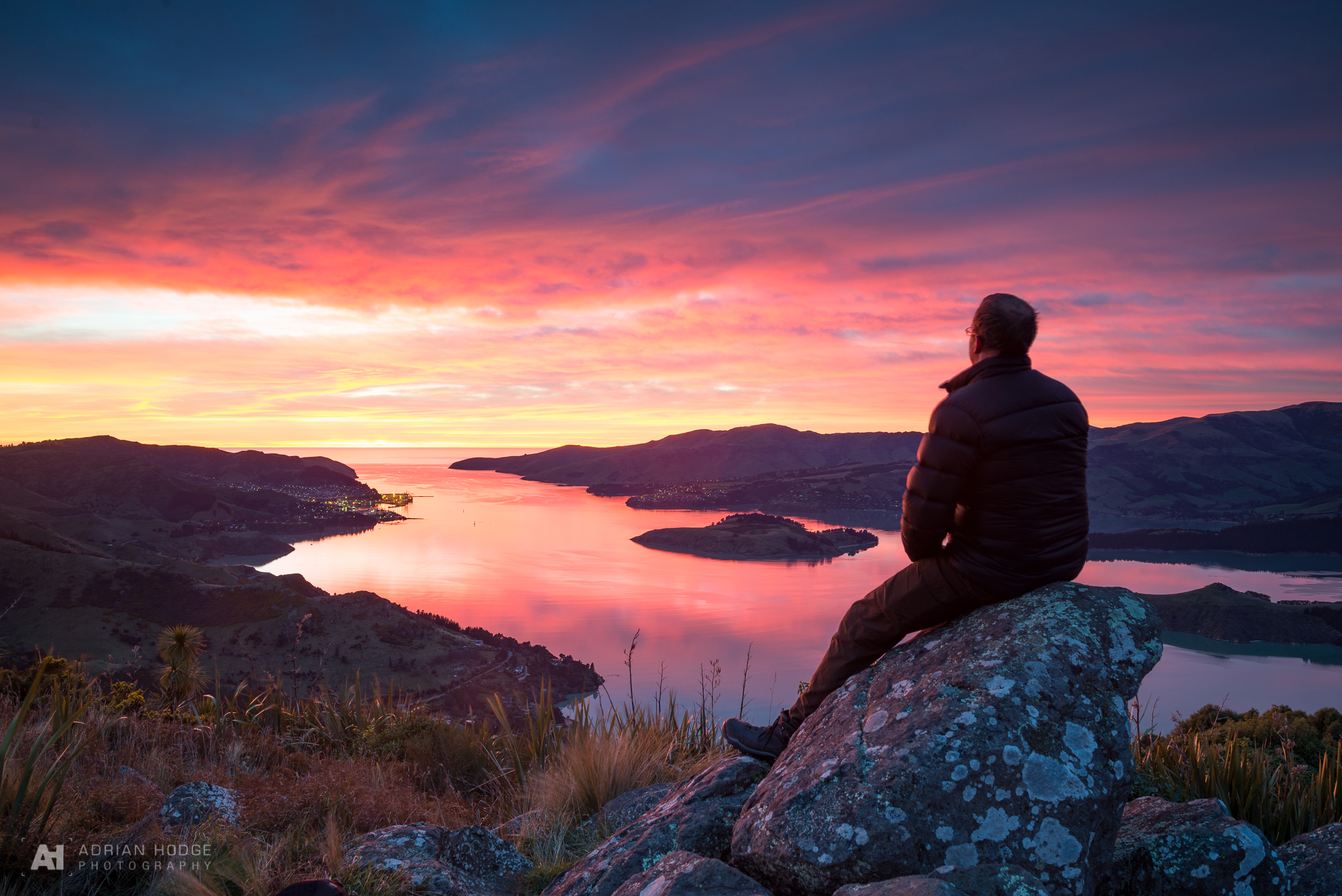 Whakaraupo Sunrise - Adrian Hodge Photography